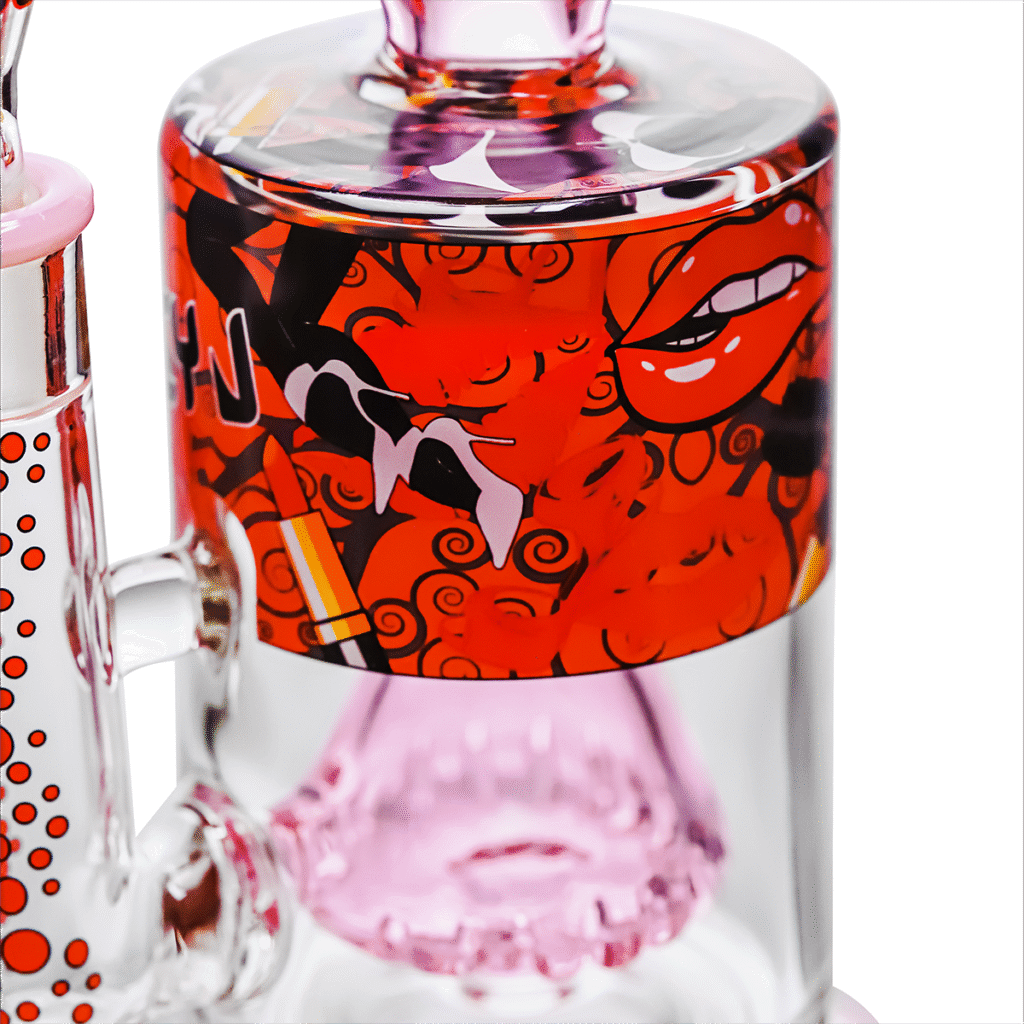 13.5″ Dripping honey splash waterpipe – JuicyJGlass